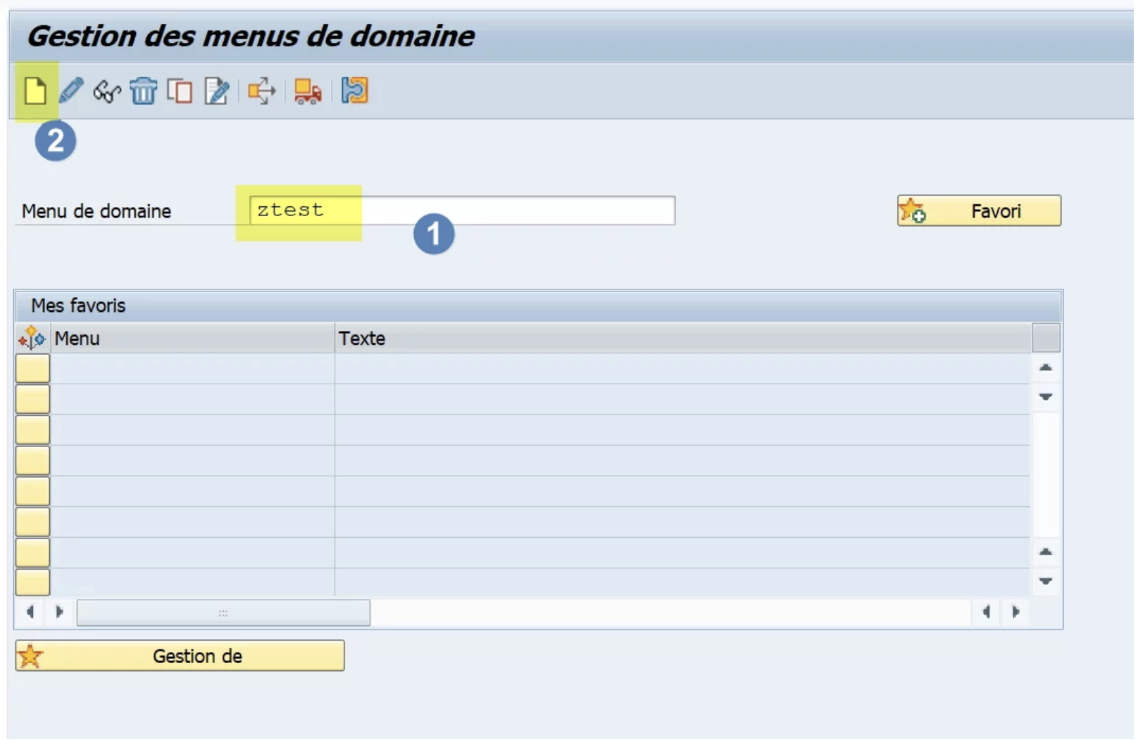 Créer un menu SAP personnalisé - www.sapworld.net