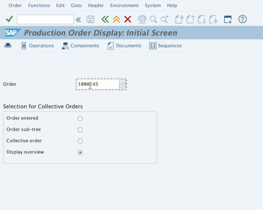 Introduction à l'ordre de fabrication - www.sapworld.net